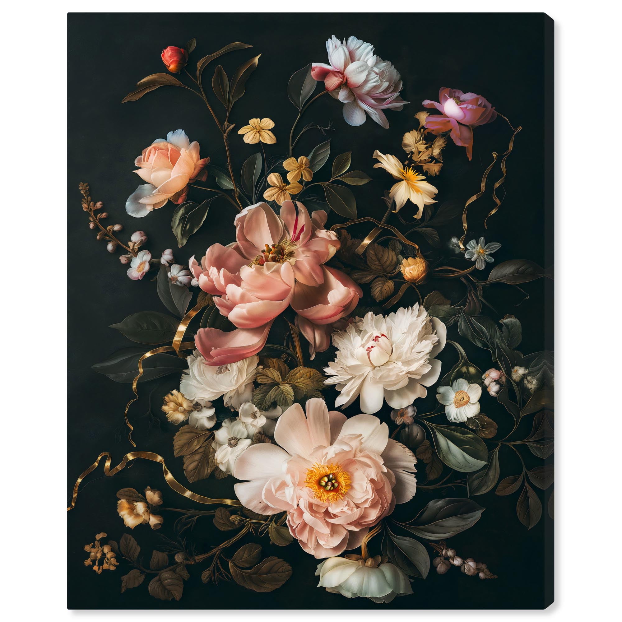 Romantic Muted Floral Canvas Gothic Botanicals by Art Remedy, Gallery ...