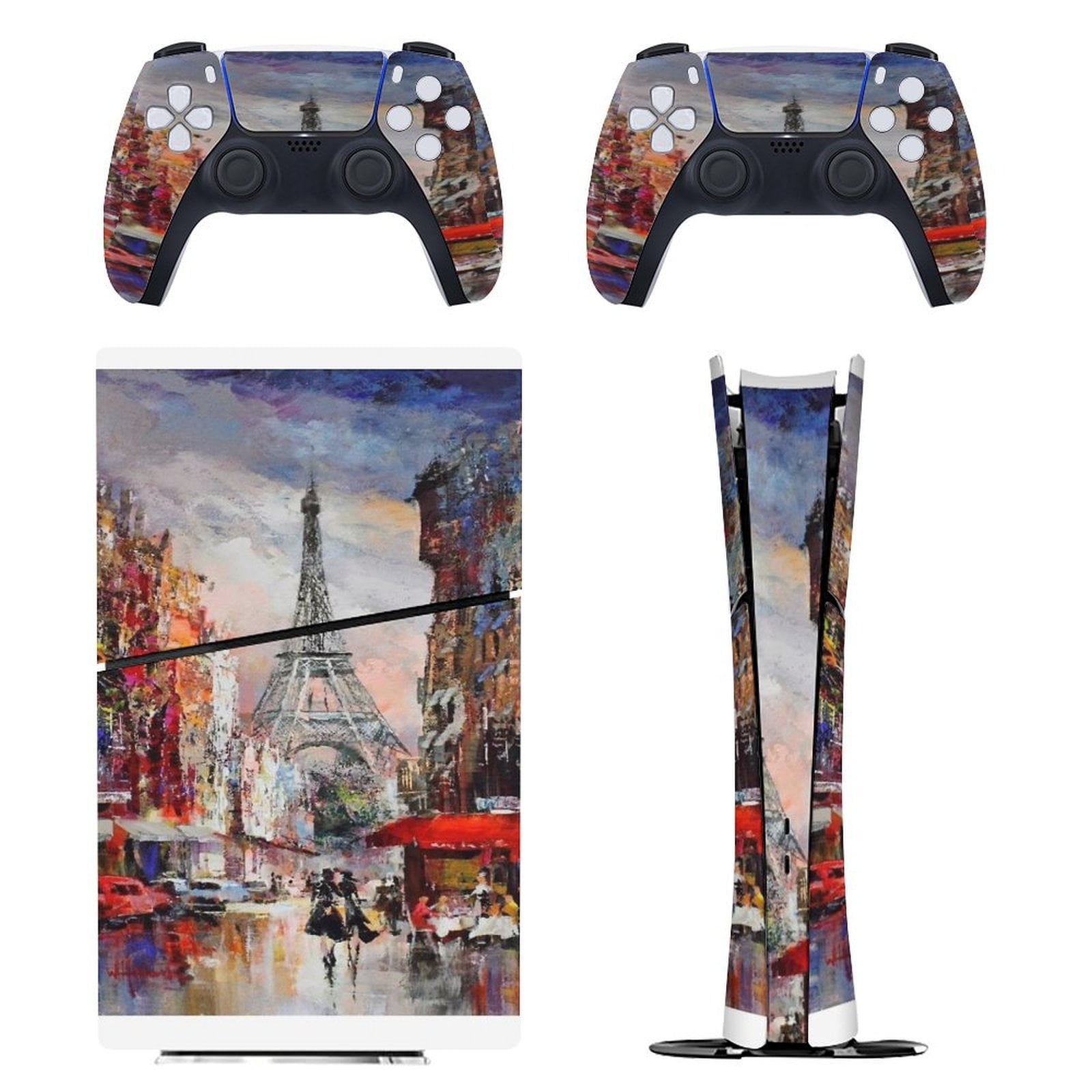 Romantic Paris Eiffel Tower PS5/PS5 Pro/PS5 Slim Digital Disc Skin ...
