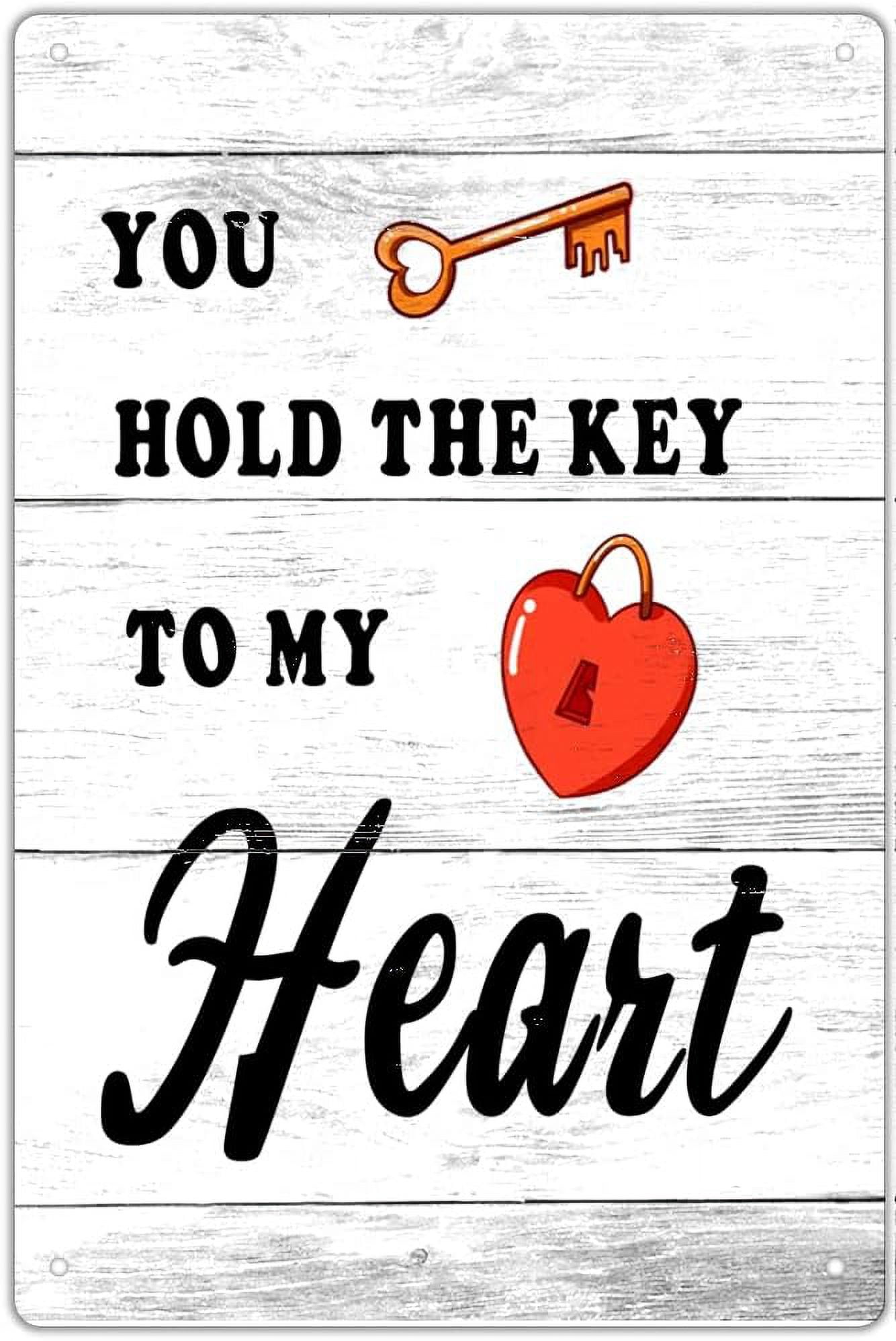 Romantic Tin Sign - Gifts for Christmas Valentine's Day Wedding ...