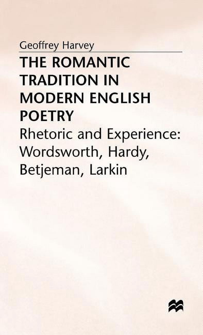 Romantic Tradition in Modern English Poetry, (Hardcover) - Walmart ...