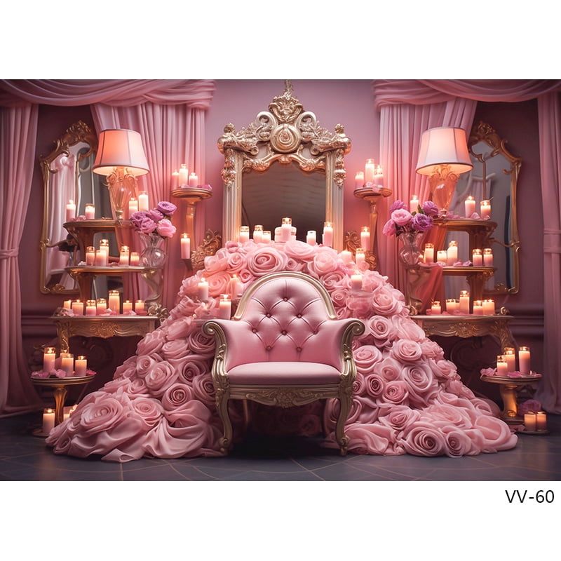 Romantic Valentine's Day Photography Backdrops Props Red Rose Birthday ...