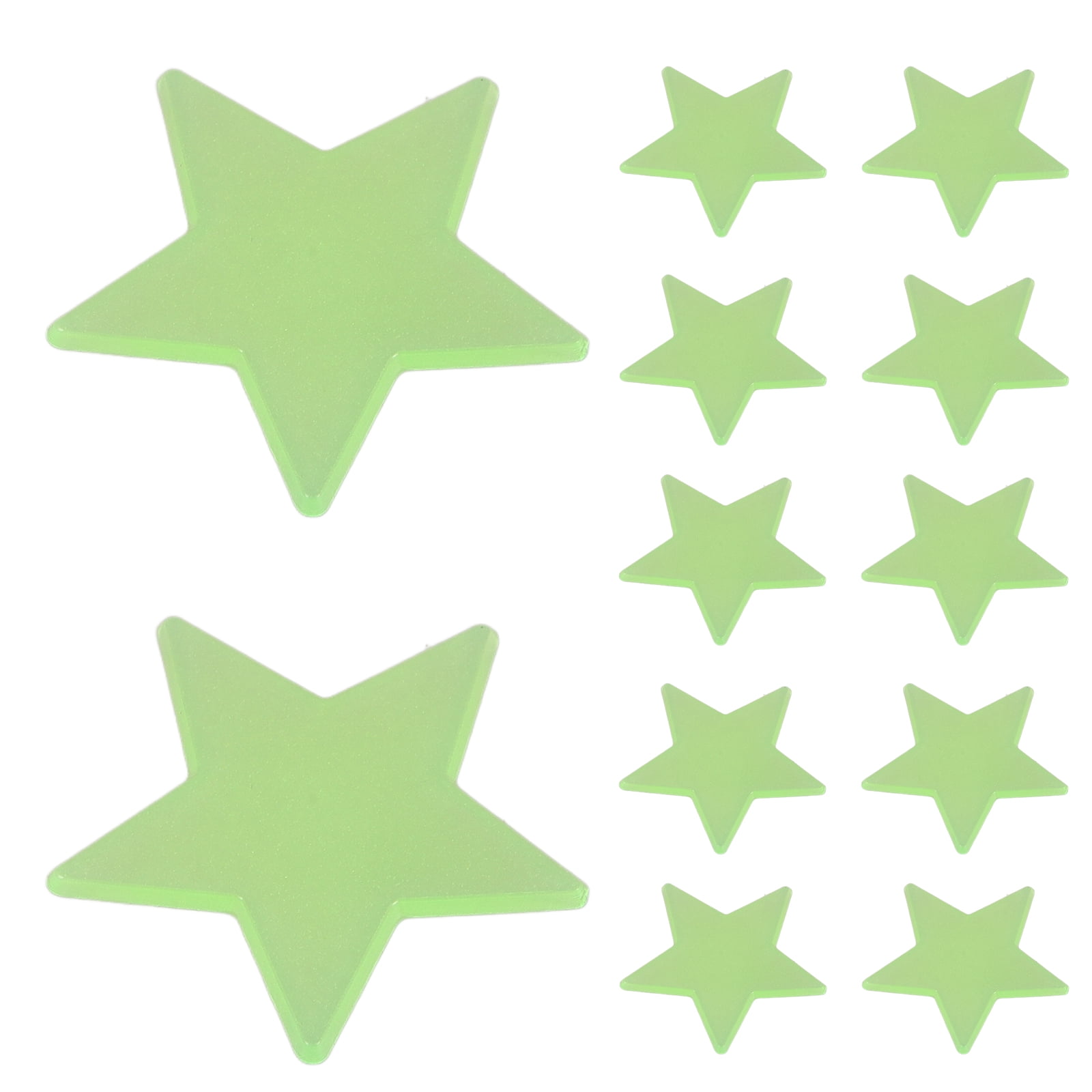 Romantic Wall Stickers Bedroom Fluorescent Decals Luminous Star Ceiling ...