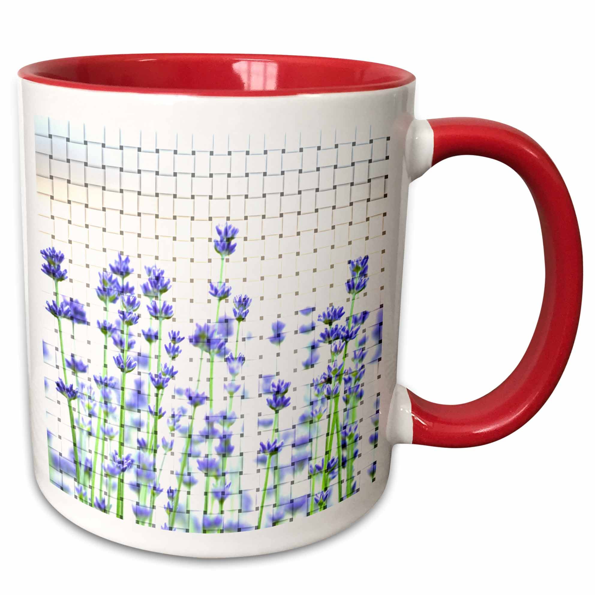 Romantic Weaved Lavender Flowers Floral Art - Nature Inspired Gardens ...