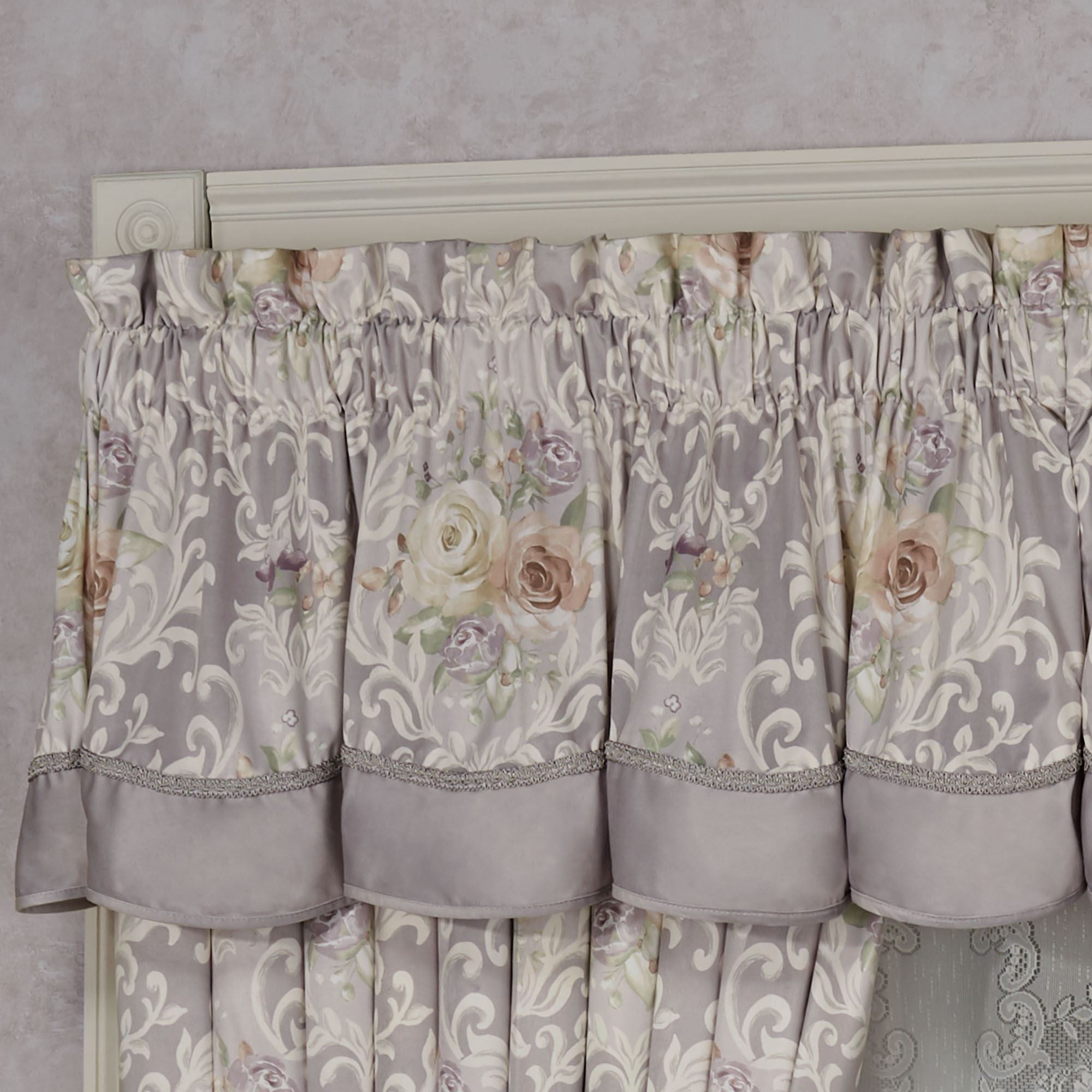 Romantica Collection - Scalloped Valance - Wisteria - Victorian Style ...