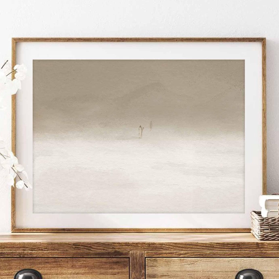 Romanticcenic Open Water Glinting Under Moon Oil Painting Print, Wall ...