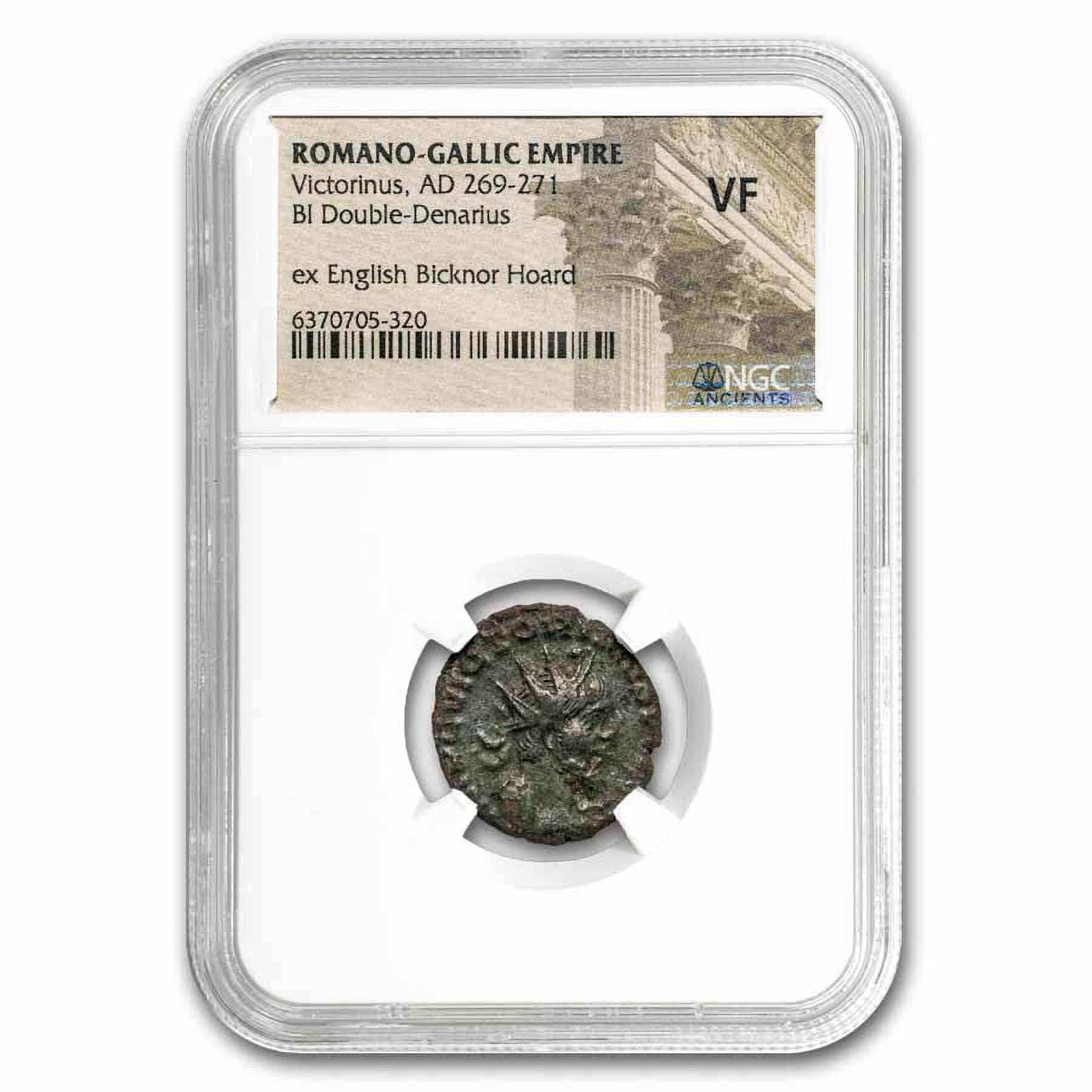 Rome BI Dbl Denarius Victorinus 269-271 AD VF NGC (Bicknor Hoard ...