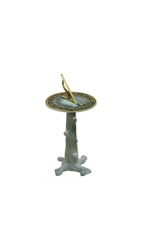 Rome Cast Iron Tree Sundial Pedestal, Verdigris, 16" - Walmart.com