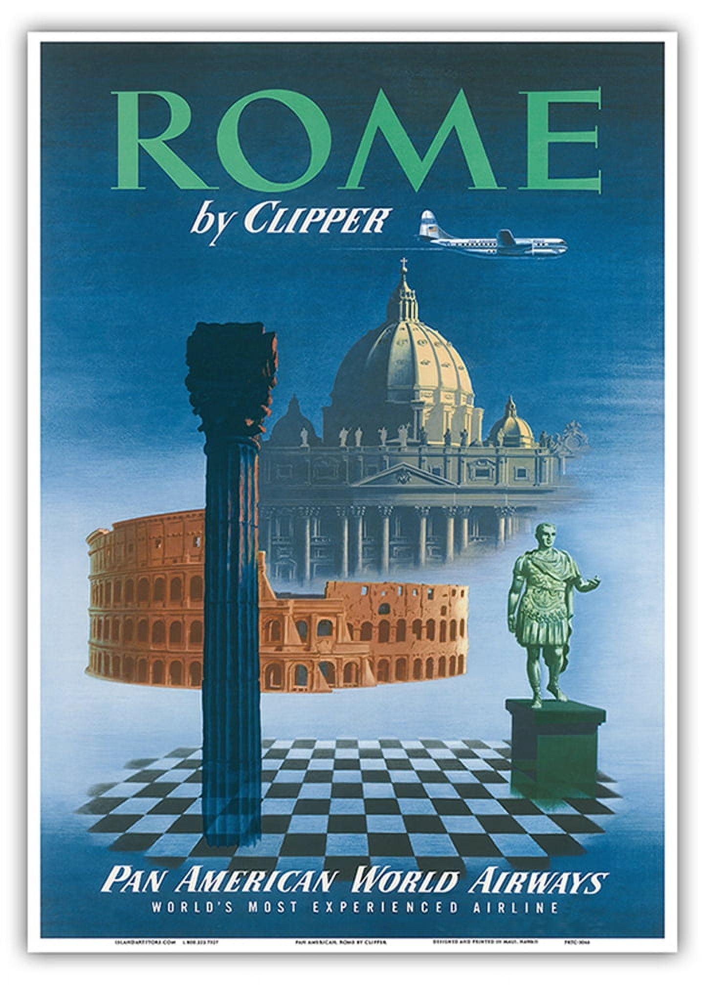 Rome by Clipper - St Peter’s Cathedral Colosseum Italy- Pan American ...