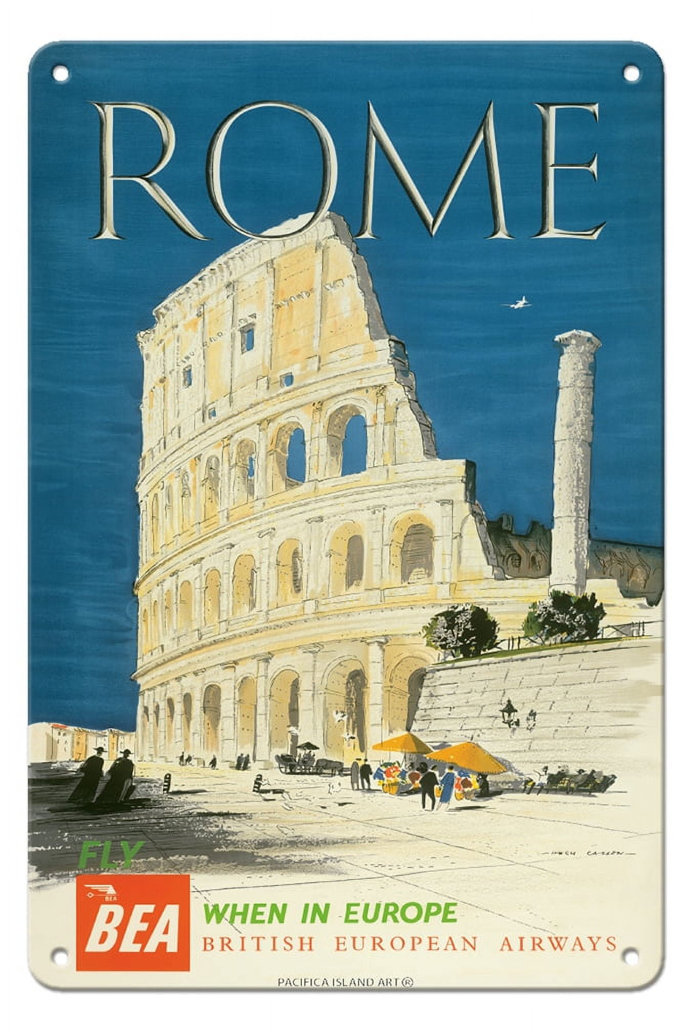 Rome Italy - The Colosseum Flavian Amphitheatre - BEA (British European ...