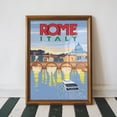 Rome Italy Travel Italian Retro Decor Travel Lover House Wall Art s ...