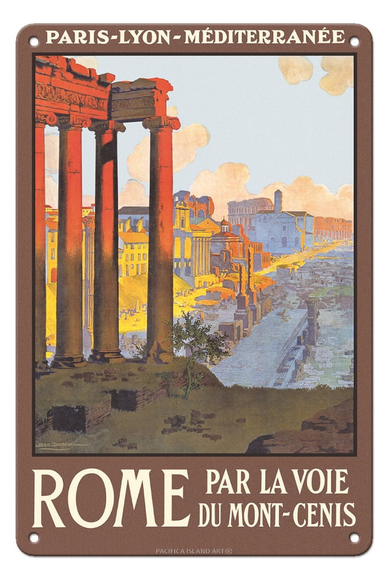 Rome - Roman Forum - Paris-Lyon-Méditerranée (PLM) French Railway ...