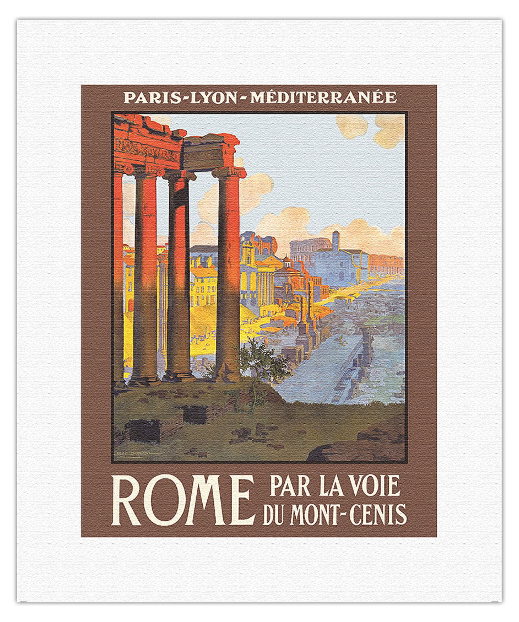 Rome - Roman Forum - Paris-Lyon-Méditerranée (PLM) French Railway ...