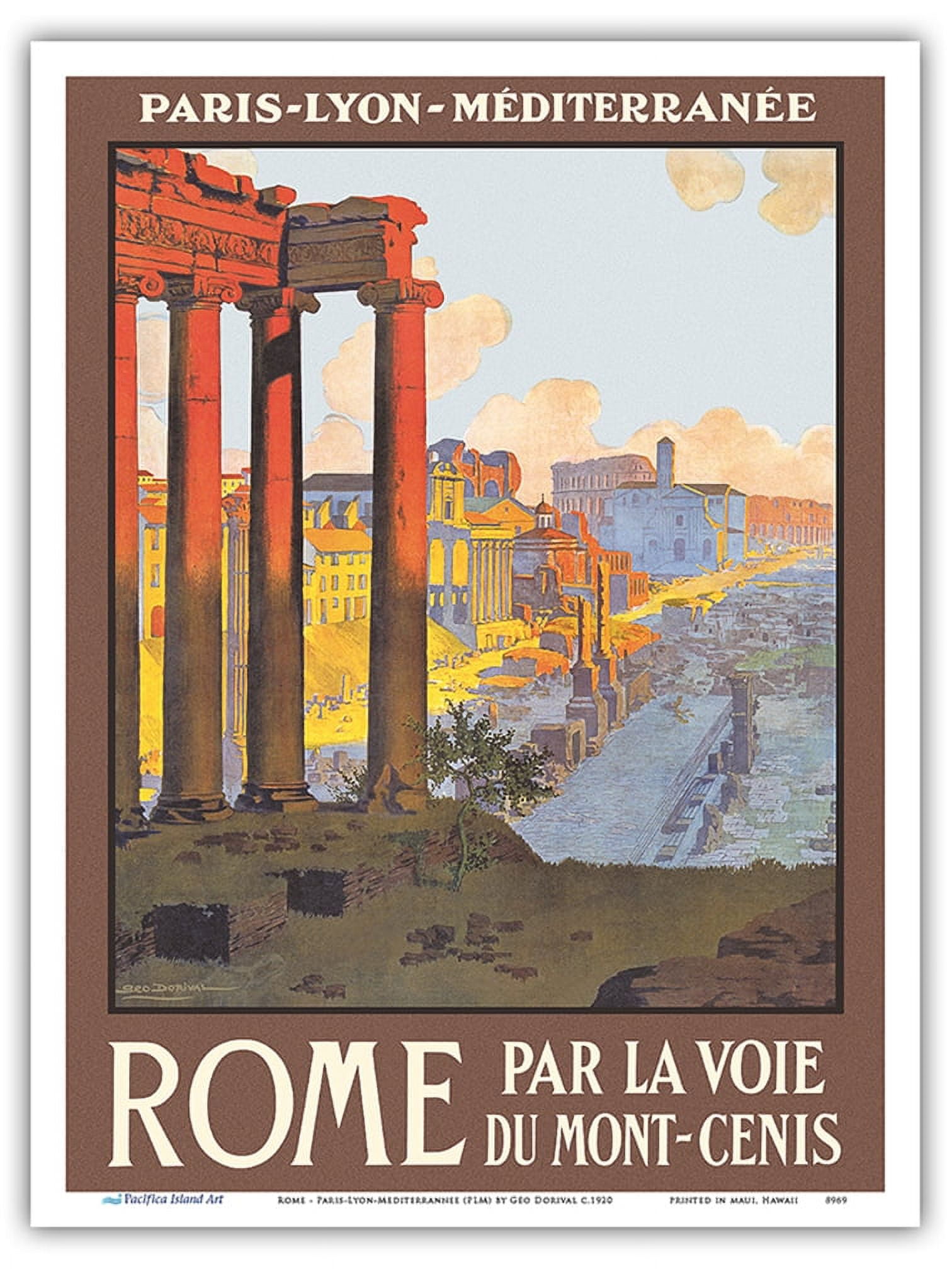 Rome - Roman Forum - Paris-Lyon-Méditerranée (PLM) French Railway ...