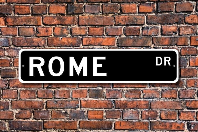 Rome Rome sign Rome gift Rome visitor Rome souvenir Italian city Rome ...