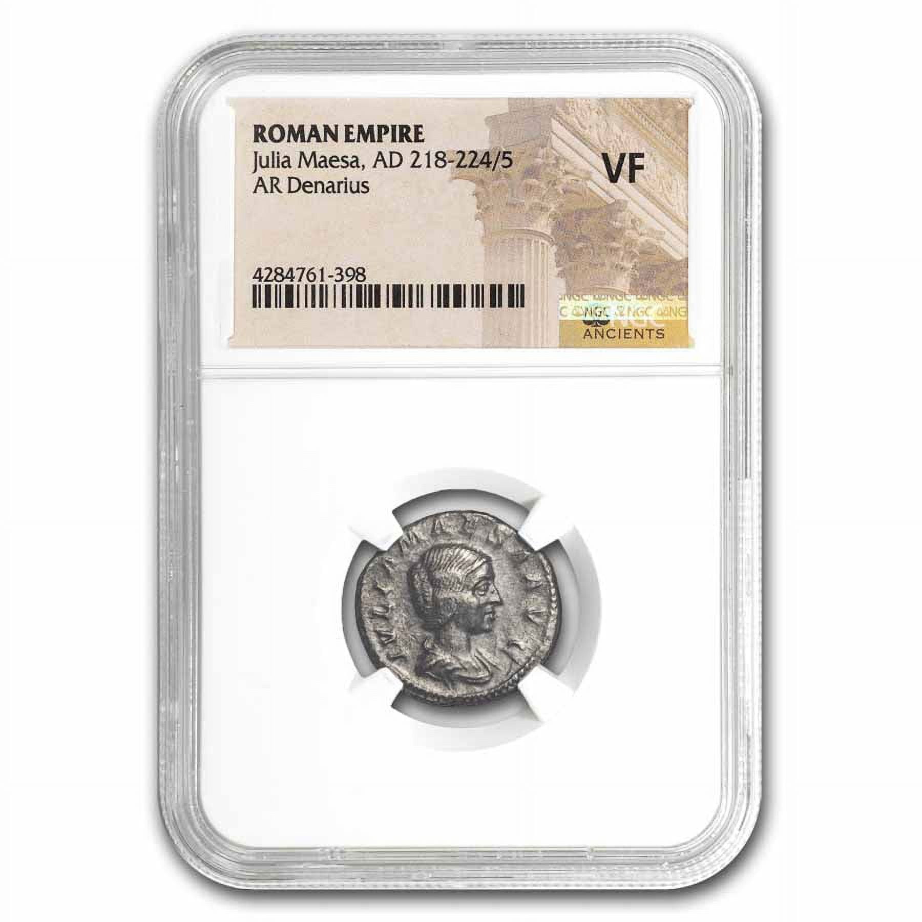 Rome Silver Denarius Julia Maesa 218-225 AD VF NGC (Random Coin ...