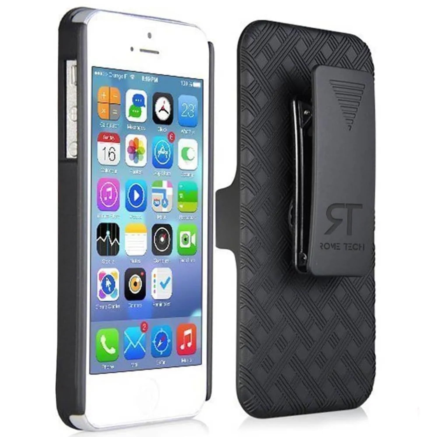 Rome Tech for Apple iPhone 5/5s/SE Shell Holster Combo Case With Belt ...