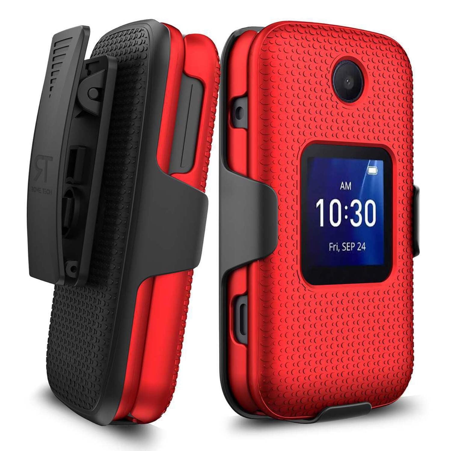 Rome Tech Belt Clip Holster Case for Cricket, T-Mobile, Alcatel, TCL ...
