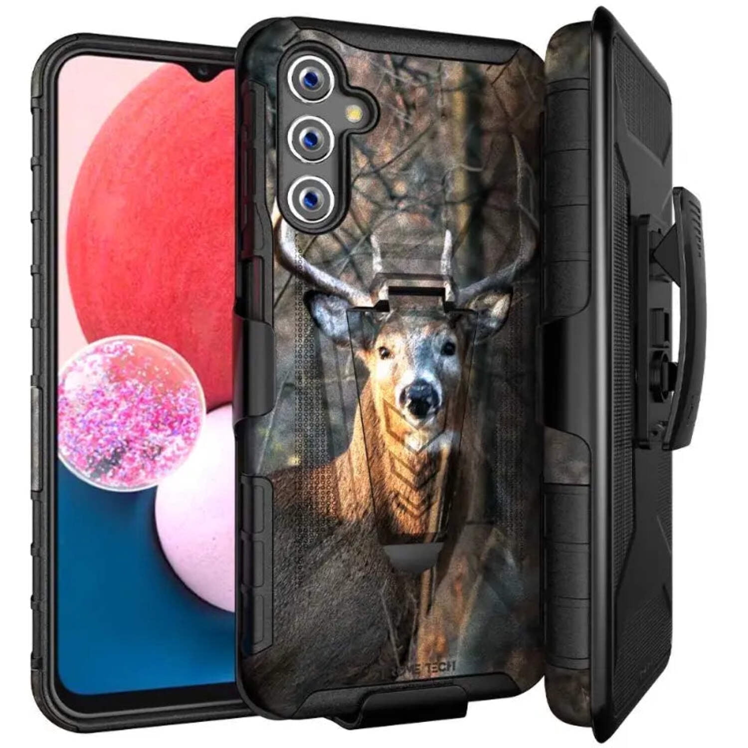 Rome Tech Clip Holster Case for Samsung A14 5G - Camo Deer - Walmart.com