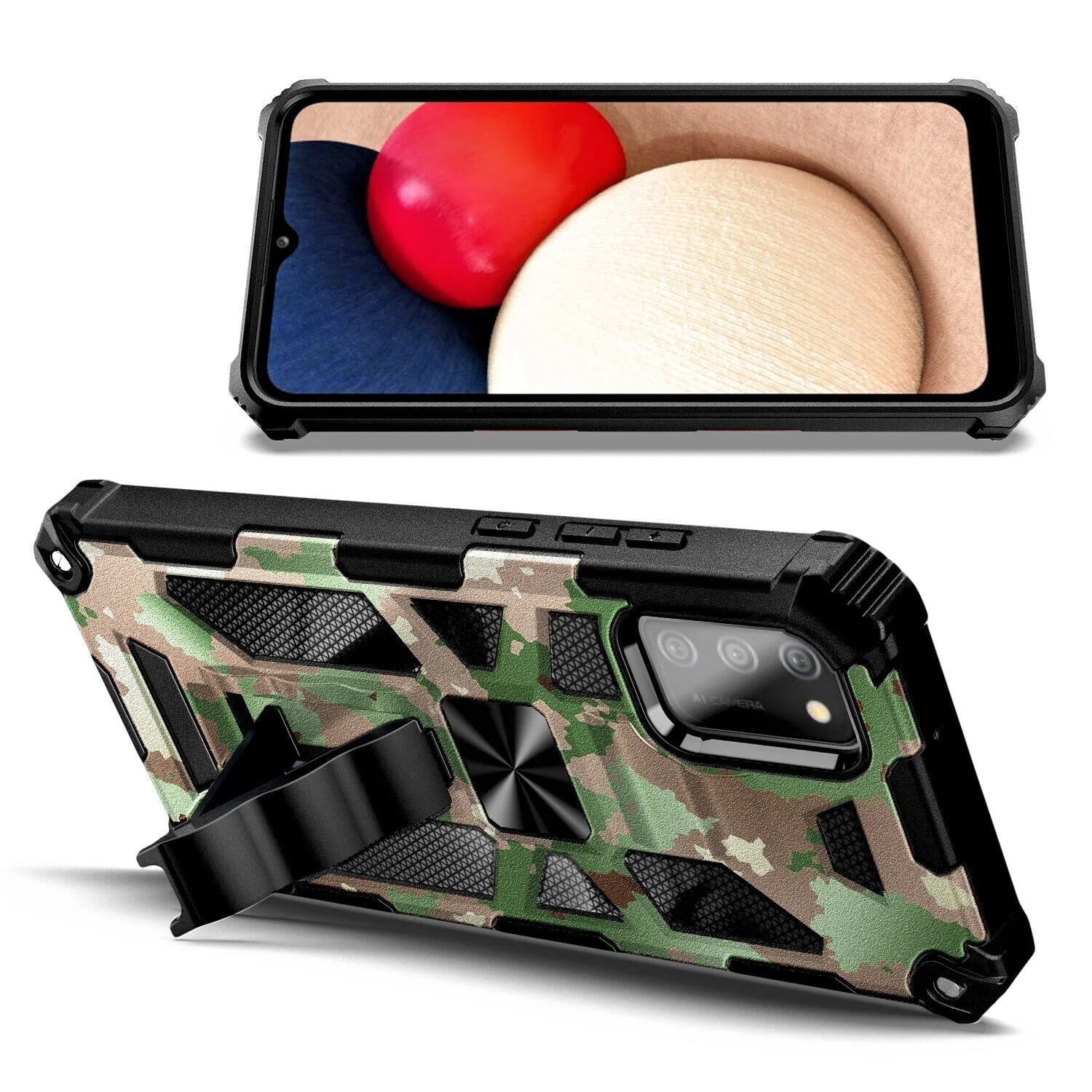 Rome Tech Heavy Duty Protective Case with Kickstand for Samsung Galaxy ...