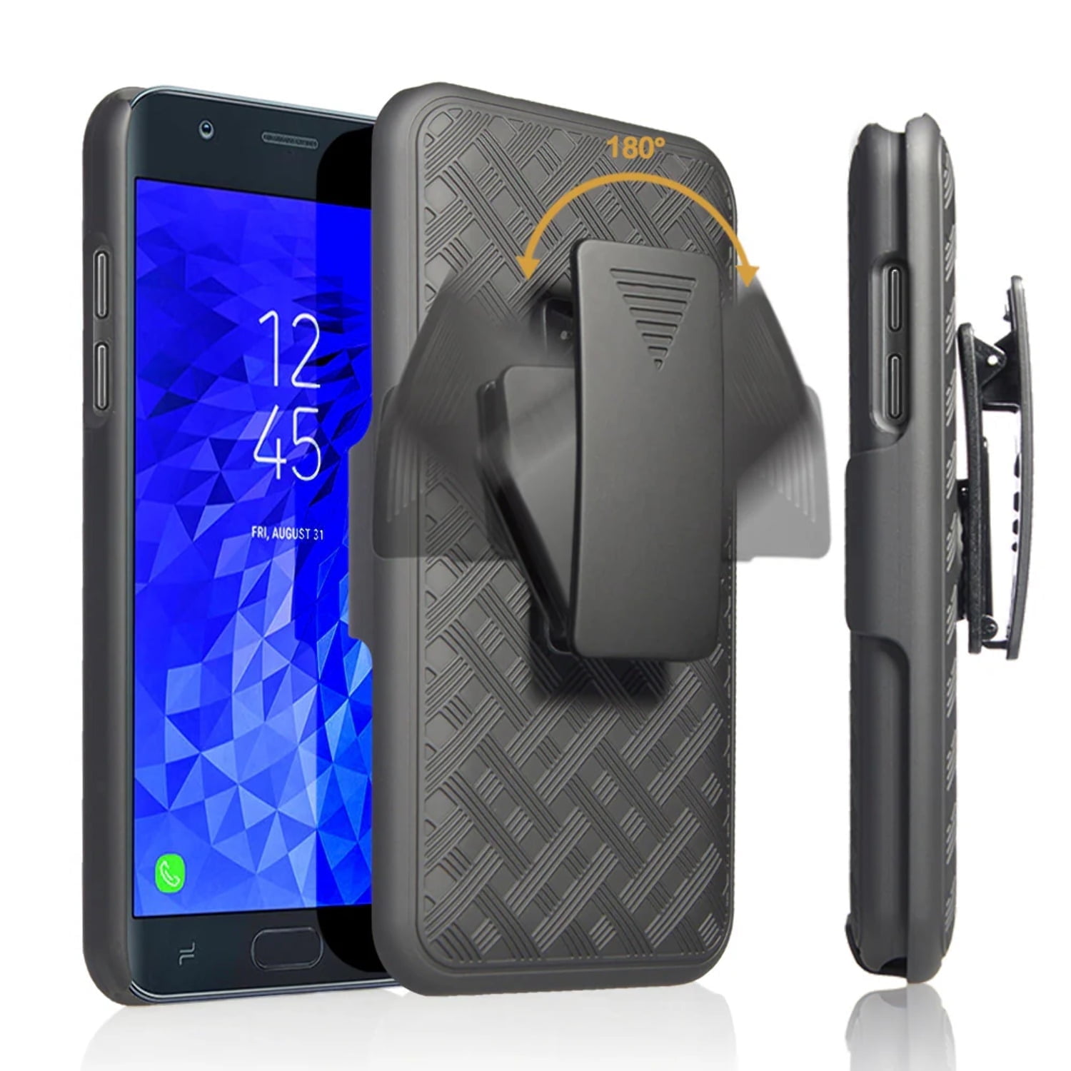 Rome Tech Holster Case for Samsung Galaxy J7 - Slim Heavy Duty Shell ...