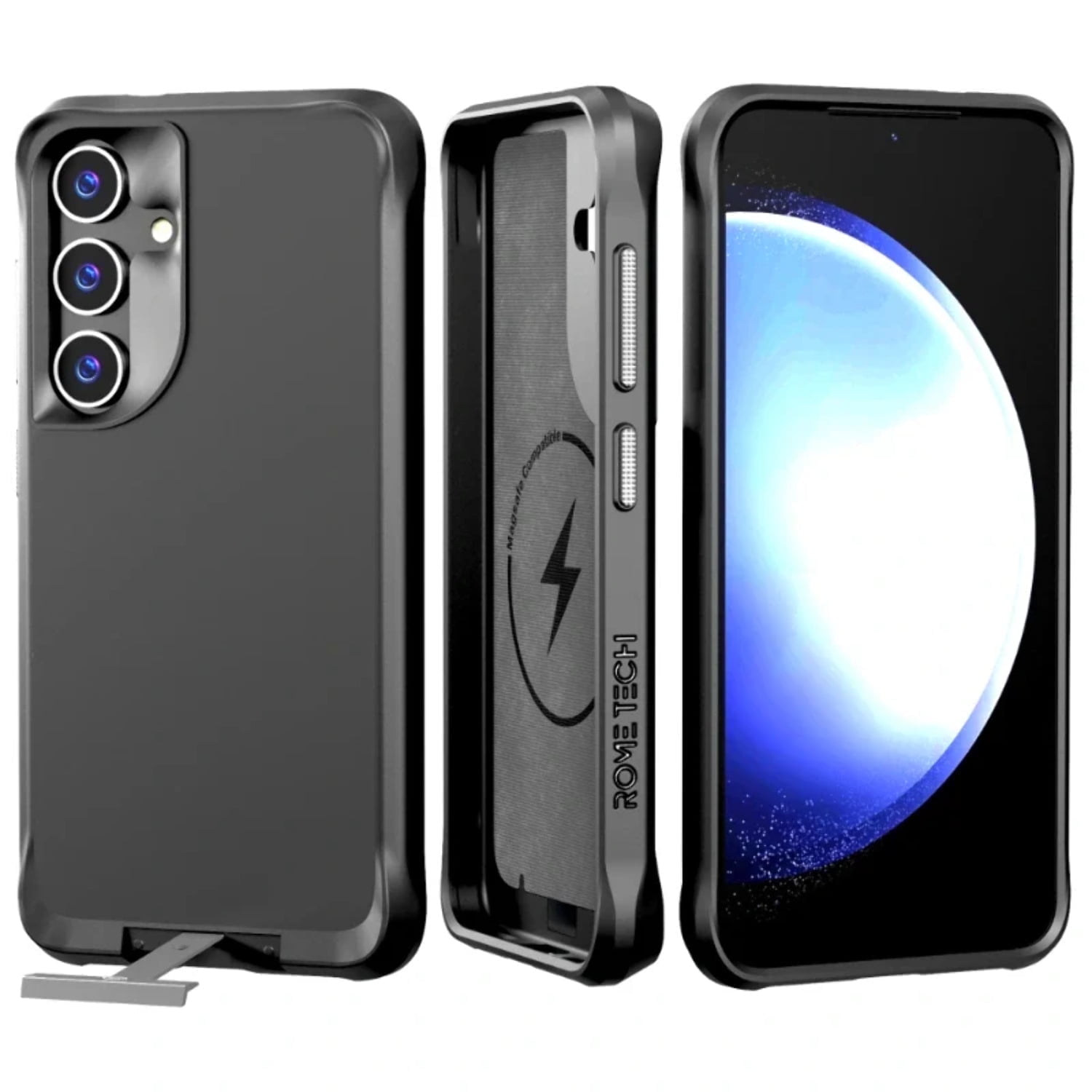 Rome Tech Samsung Galaxy S24 Plus Magnetic Case - Black - Walmart ...