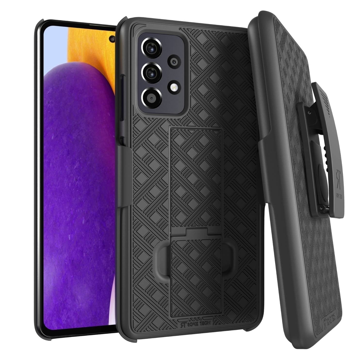 Rome Tech for Samsung Galaxy A72 Shell Holster Combo Case With Belt ...