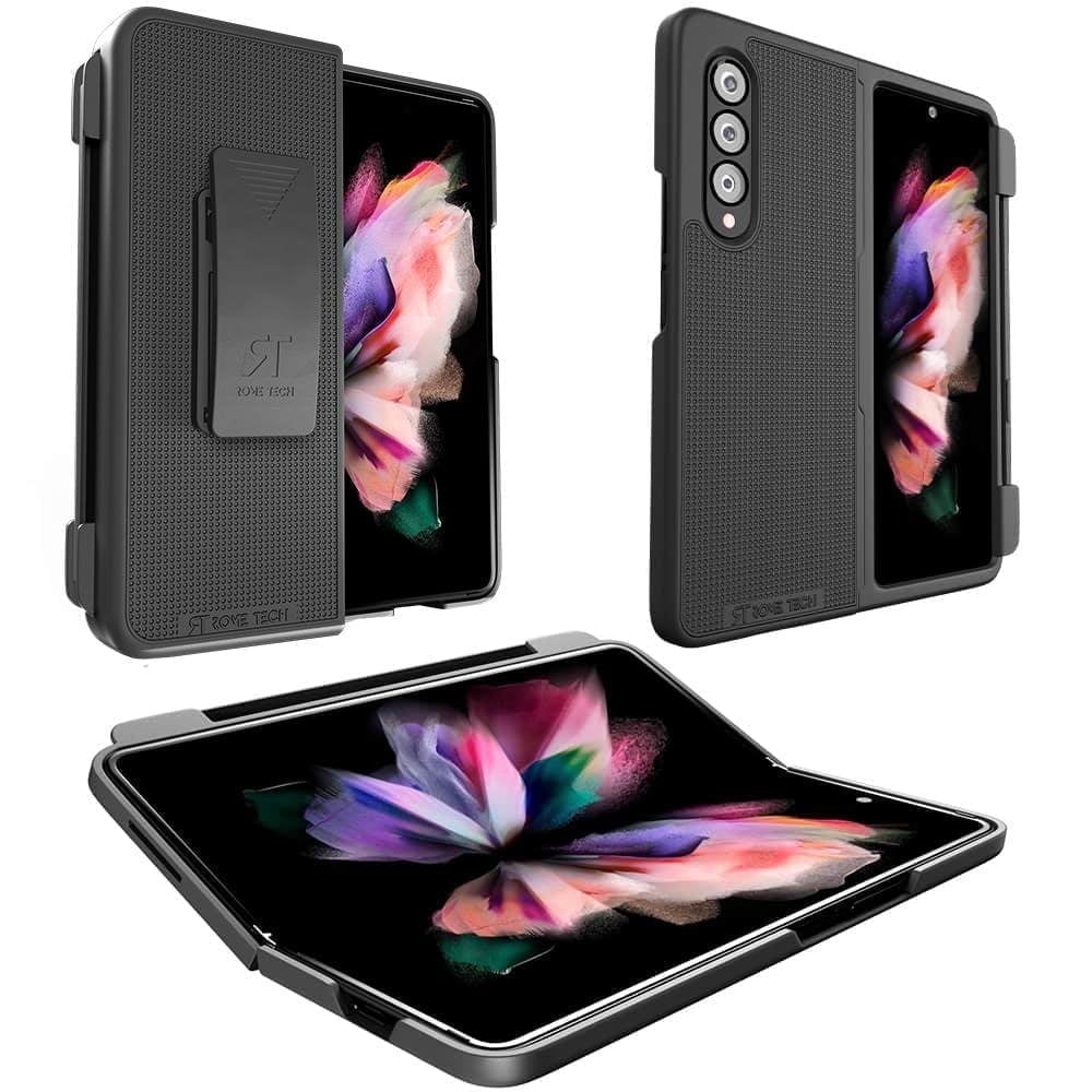 Rome Tech Samsung Galaxy Z Fold 3 Shell Holster Combo Case With Belt ...