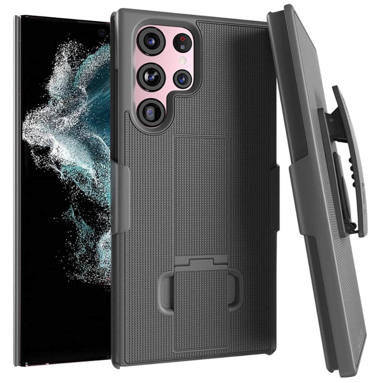 Rome Tech Samsung Galaxy S22 Ultra Shell Holster Combo - Black ...