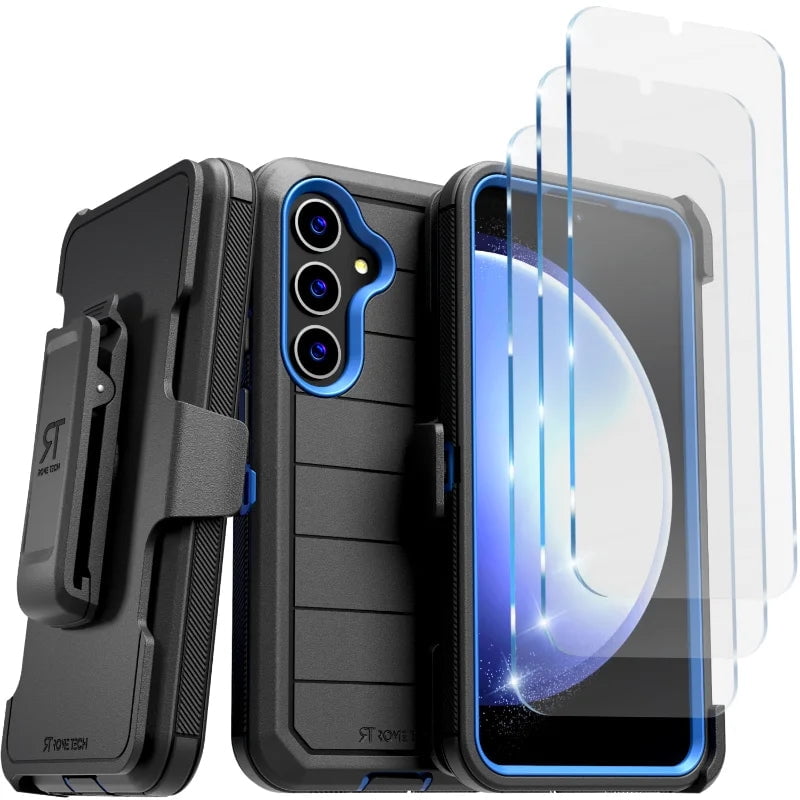 Rome Tech for Samsung Galaxy S24 (2024) Case with Belt Clip Holster ...