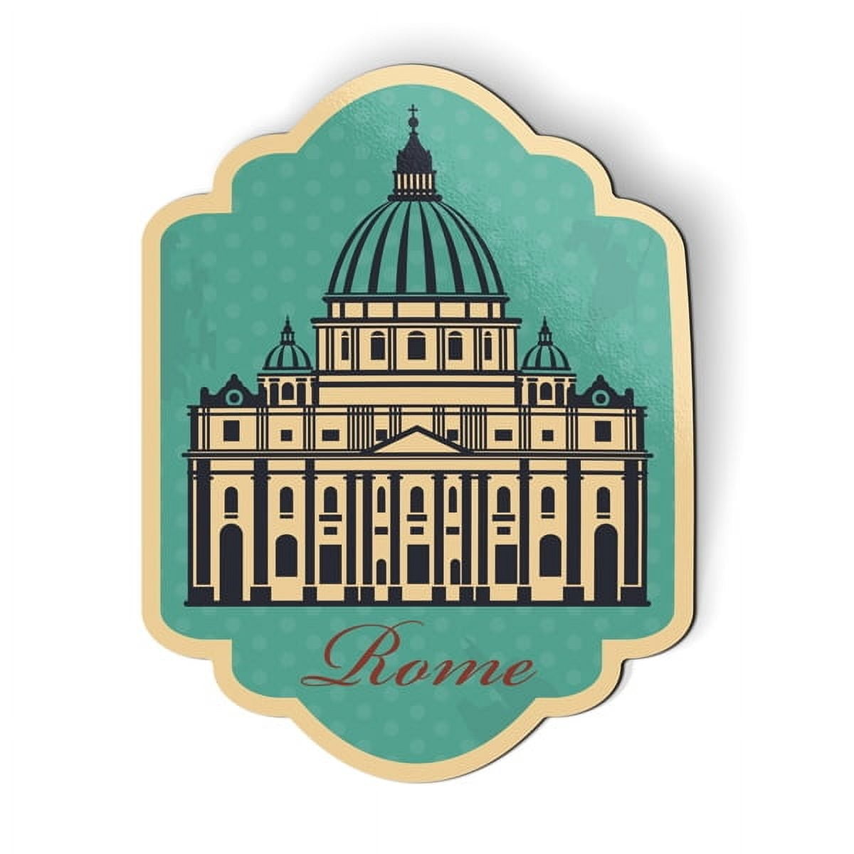 Rome Travel - 5.5" Magnet for Car Locker Refrigerator - Walmart.com