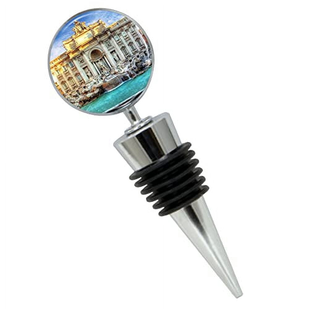Rome Trevi Fountain Wine Bottle Stopper In Gift Box, Perfect For House ...