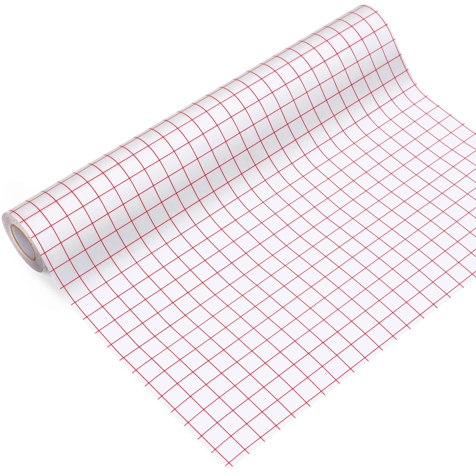 Romeda Transfer Tape for AIF4 Vinyl 12" X 20 Ft, W/Red Alignment Grid ...