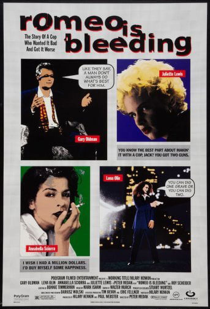 Romeo Is Bleeding Poster 27Inx40In for any room 27x40 Multi-Color ...