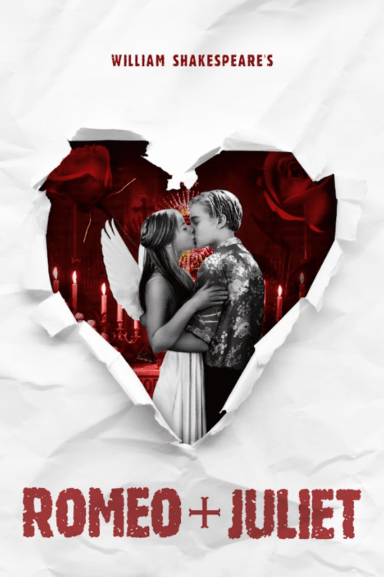 Romeo + Juliet 1996 Poster 24x36 - Modern Shakespeare Adaptation ...