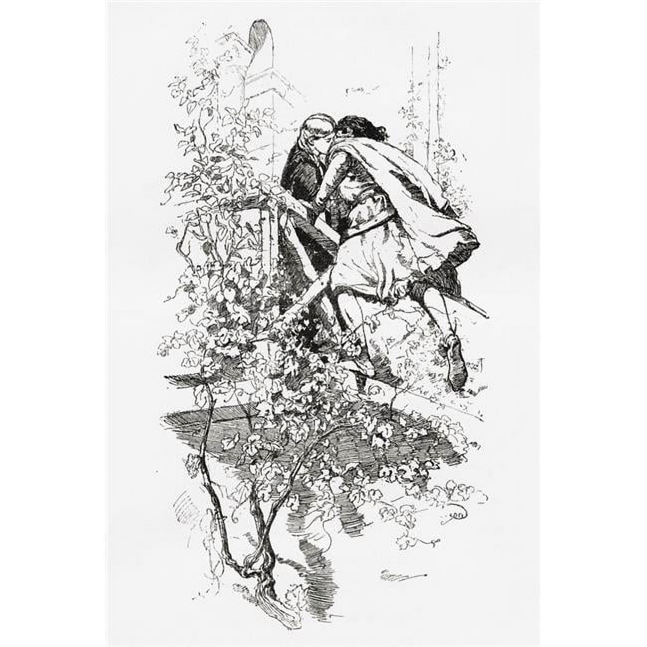 Romeo & Juliet From La Leyenda Del Cid Published C.1880 Poster Print ...