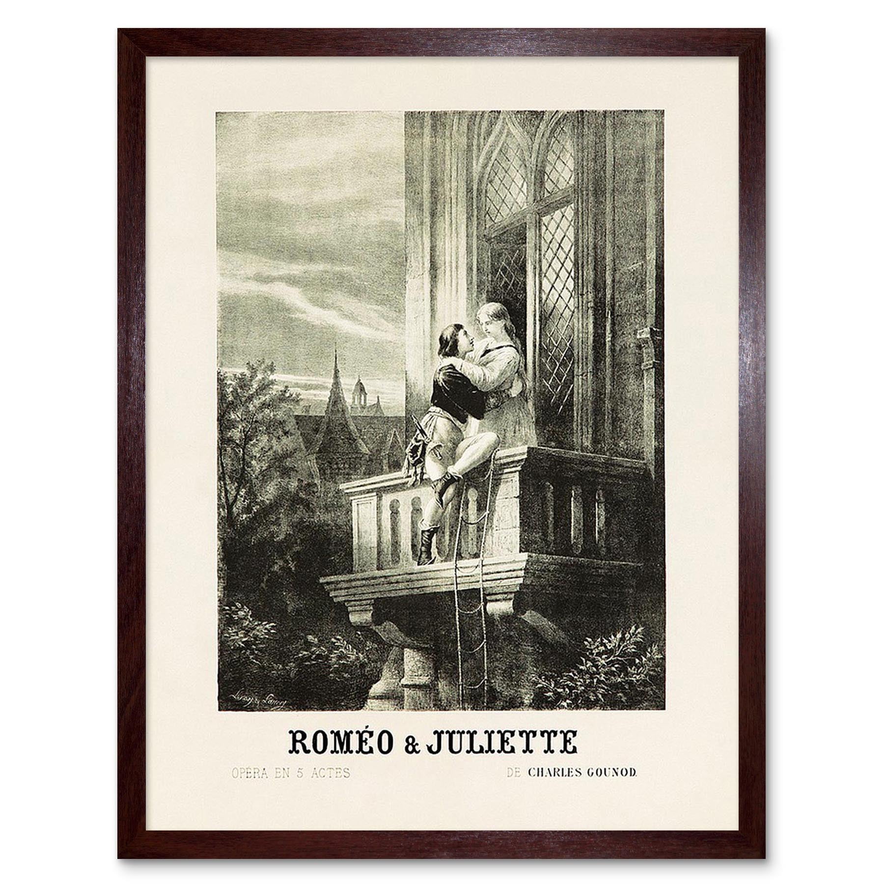 Romeo and Juliet French Advert Theatre Stage Play Shakespeare France ...