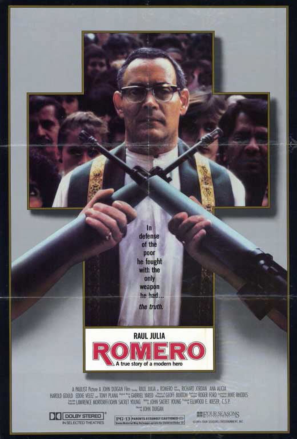 Romero - movie POSTER (Style B) (11" x 17") (1989) - Walmart.com