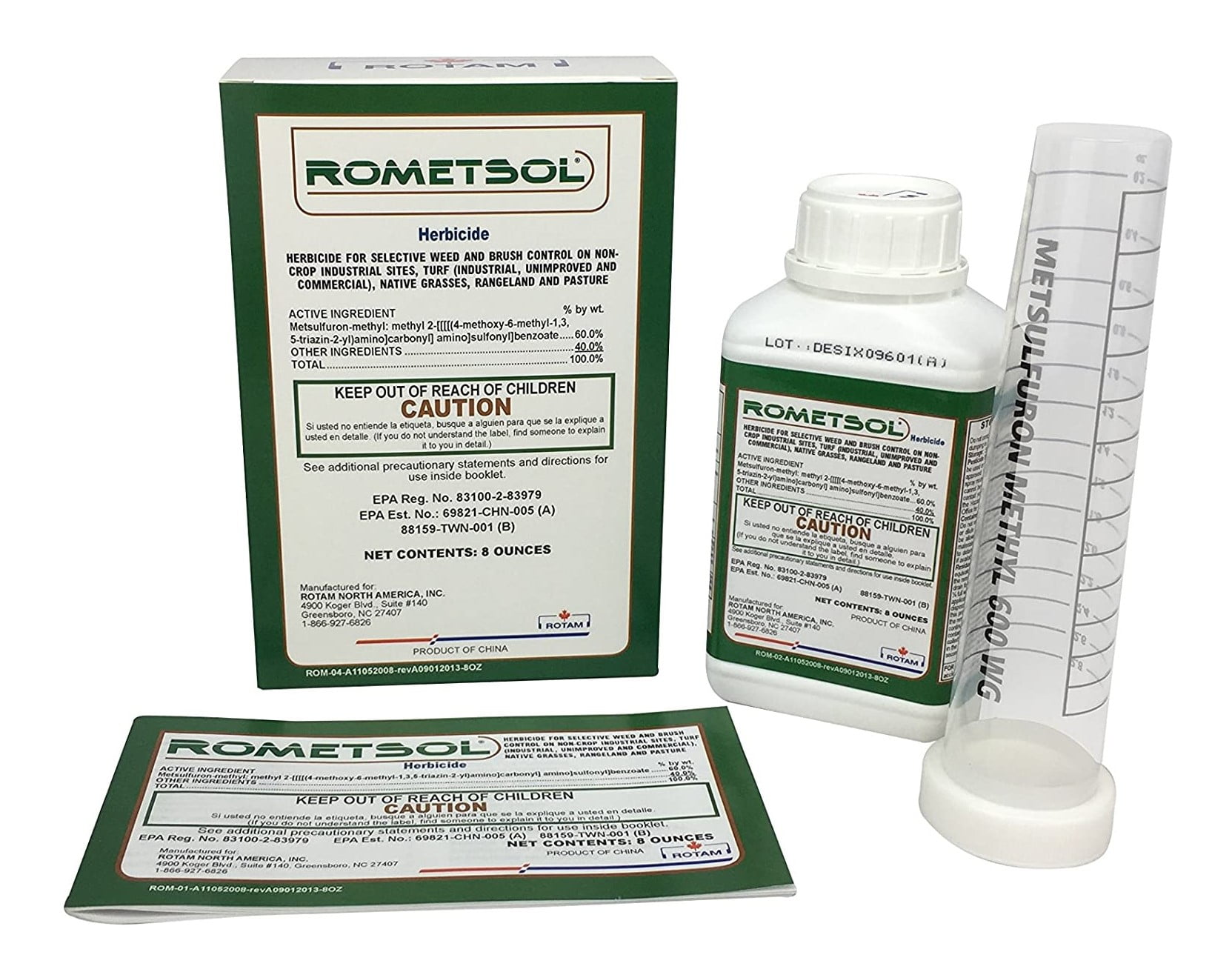 Rometsol Herbicide for Post Emergent Weeds and Brush - 8 oz Bottle by ...