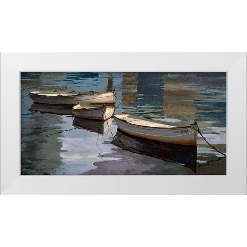 Romeu, Poch 24x14 White Modern Wood Framed Museum Art Print Titled - El ...