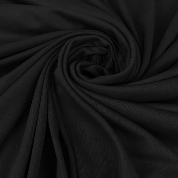 Romex Textiles Polyester Interlock Lining Precut Fabric - Black ...