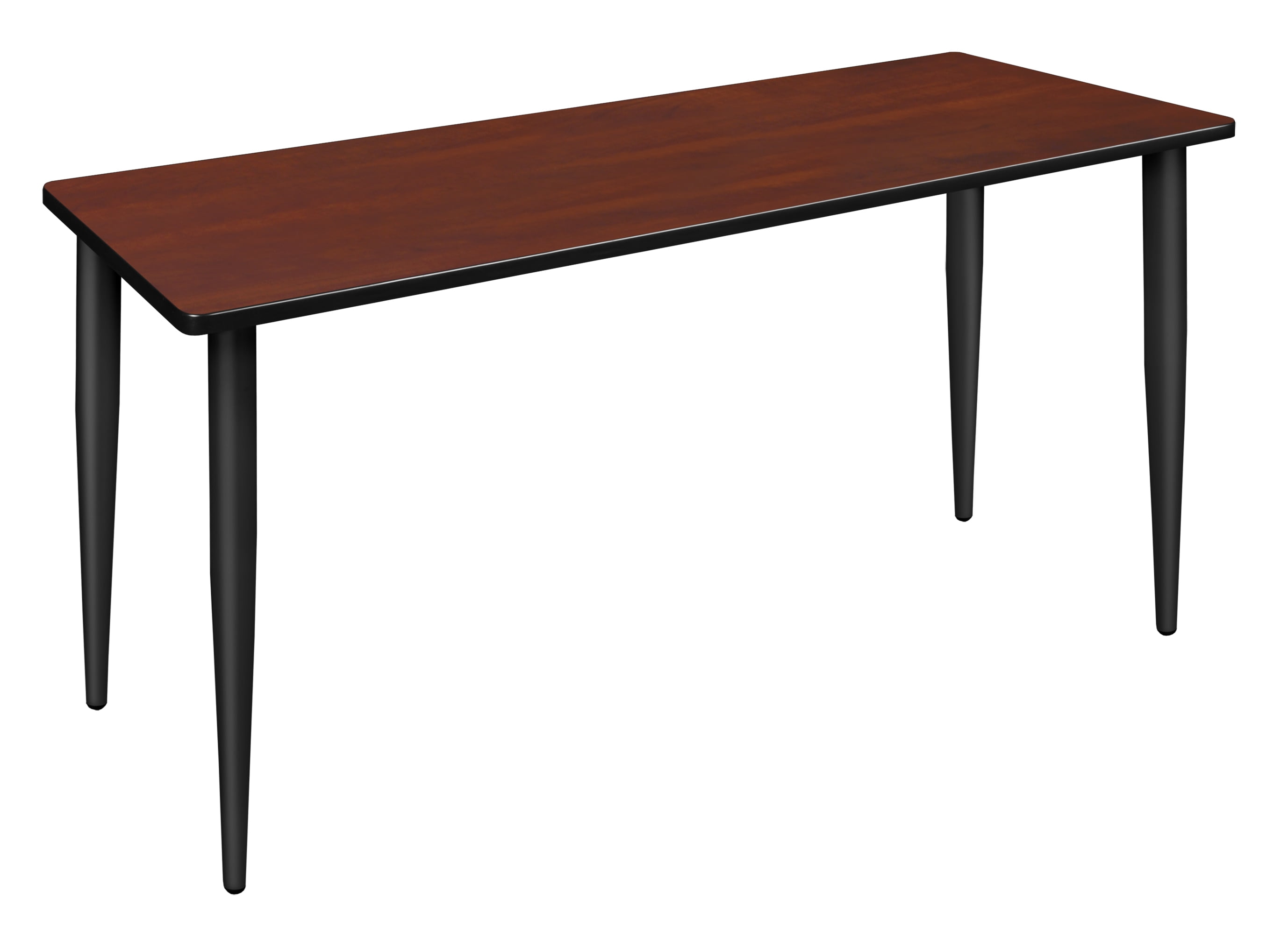 Romig Arco 60 x 24 in. Training Seminar Table- Cherry Top, Black ...