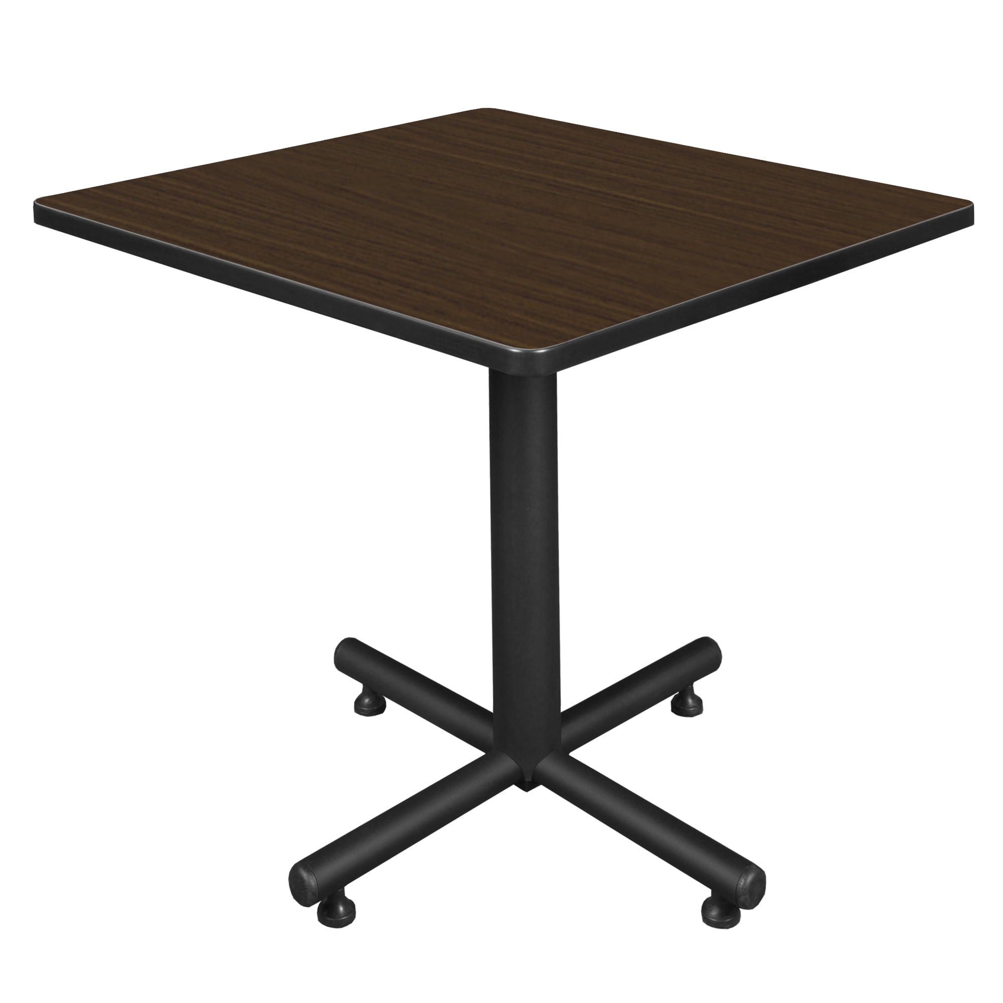 Romig Axis-Pro 30 in. Square X-Base Breakroom Table- Neo Walnut ...