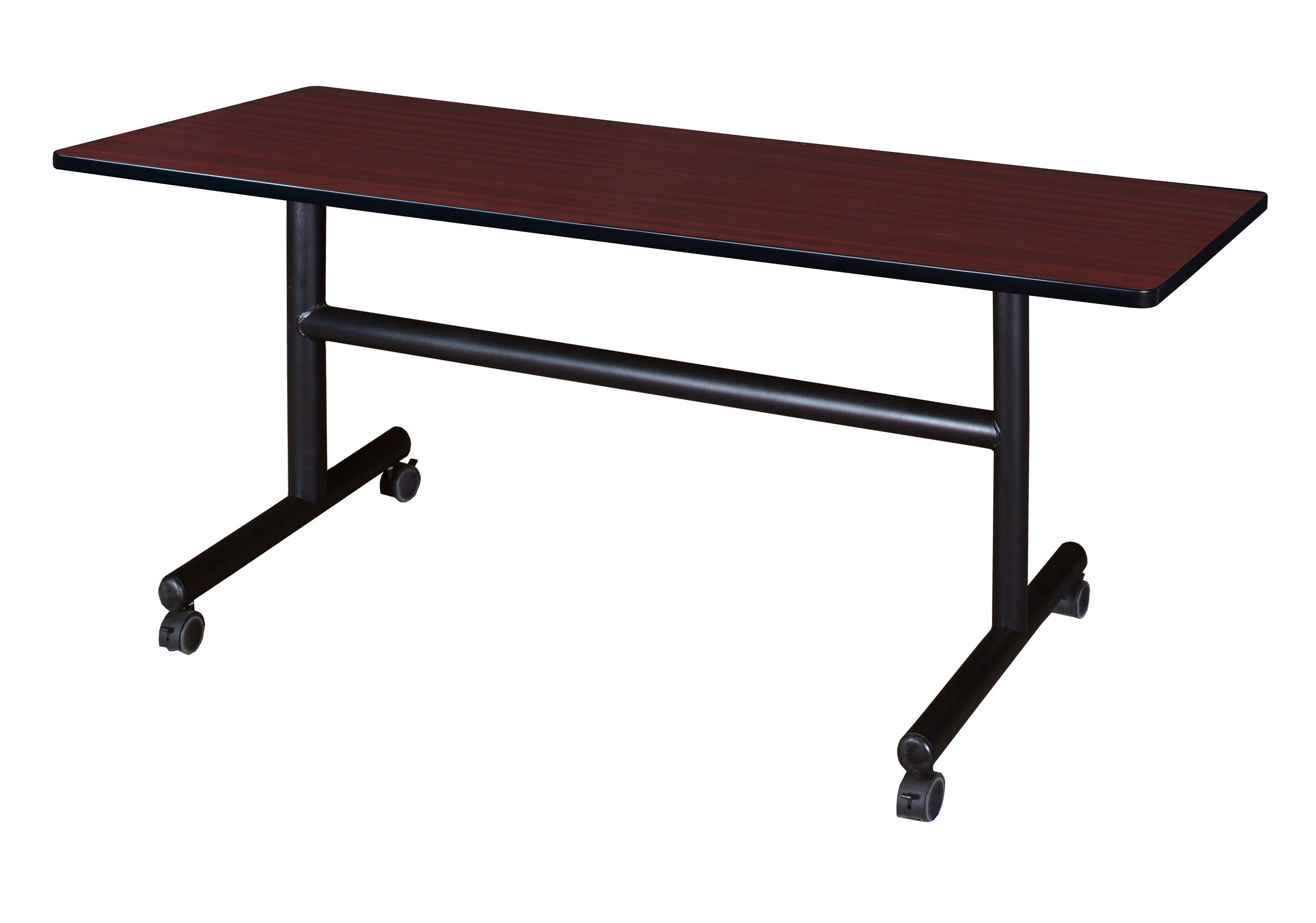 Romig Axis-Pro 60 x 30 in. Flip-Top Training Nesting Table- Mahogany ...