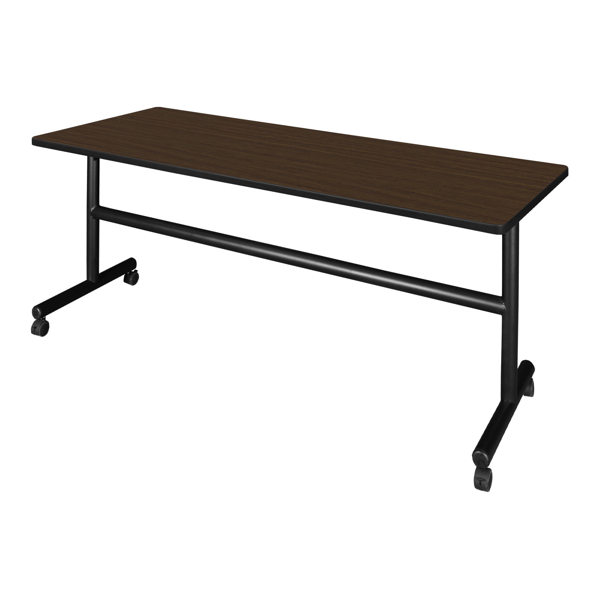 Romig Axis-Pro 72 x 24 in. Flip-Top Training Nesting Table- Neo Walnut ...