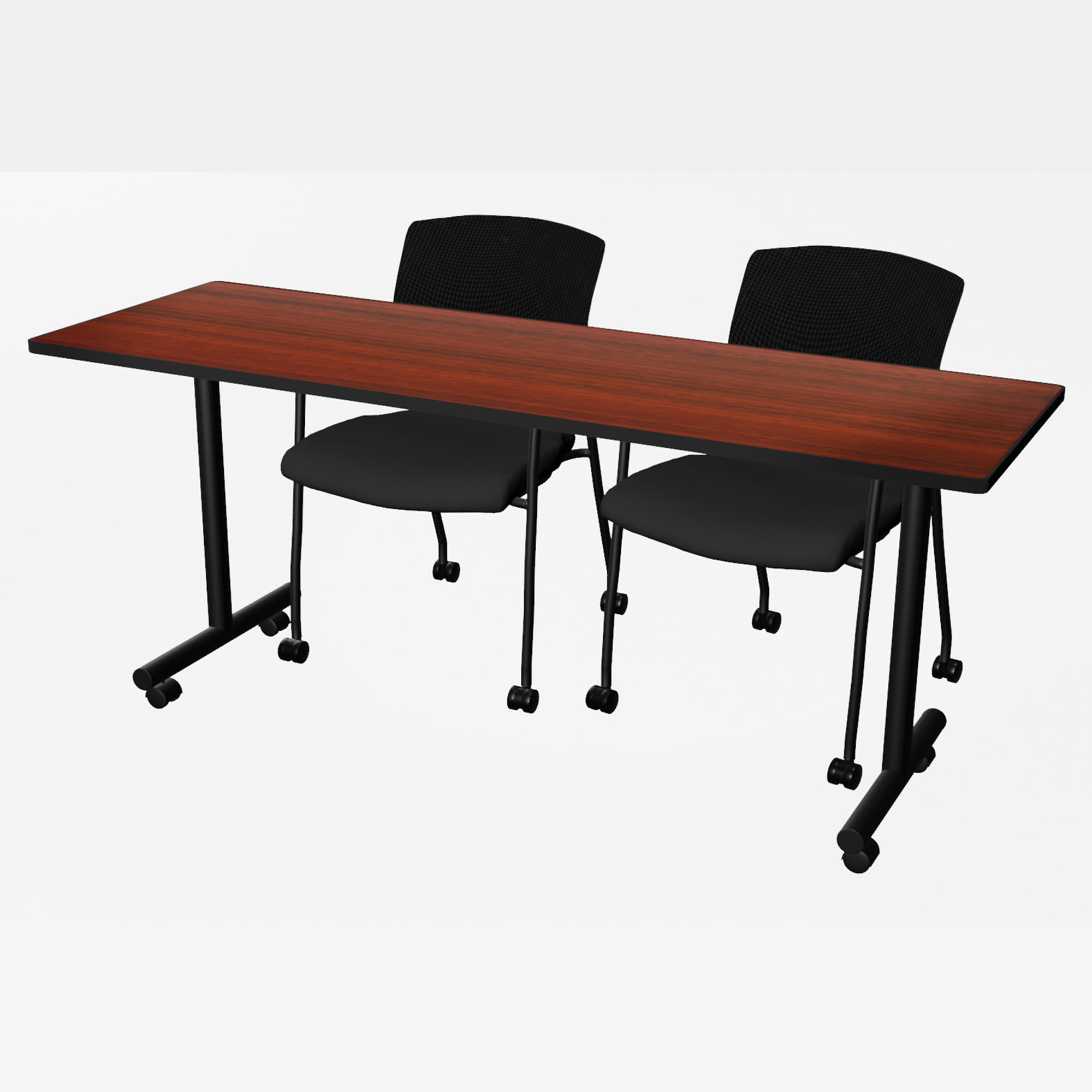 Romig Axis-Pro 72 x 24 in. Mobile T-Base Training Seminar Table ...
