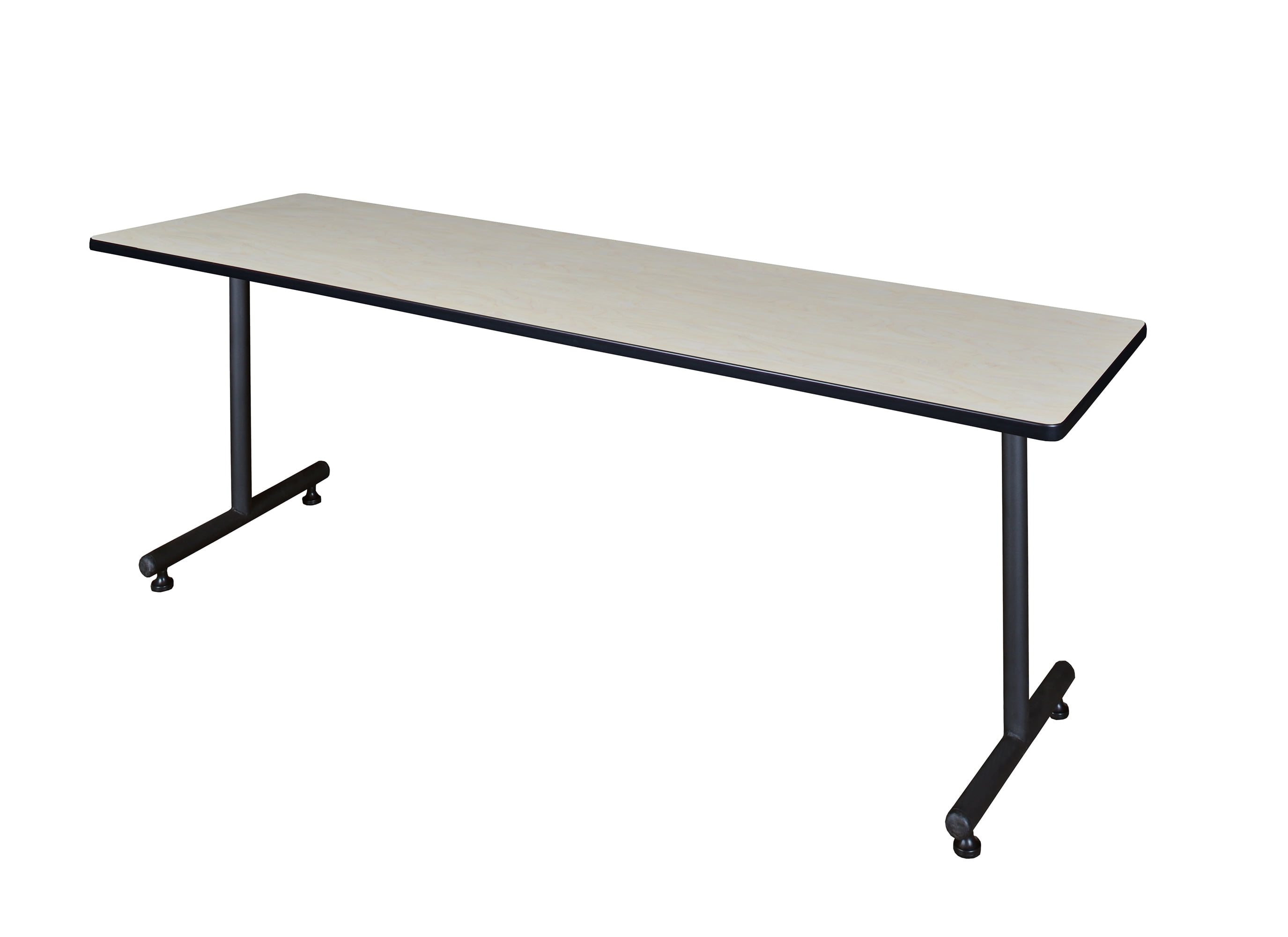 Romig Axis-Pro 84 x 24 in. Steel T-Base Training Seminar Table- Maple ...