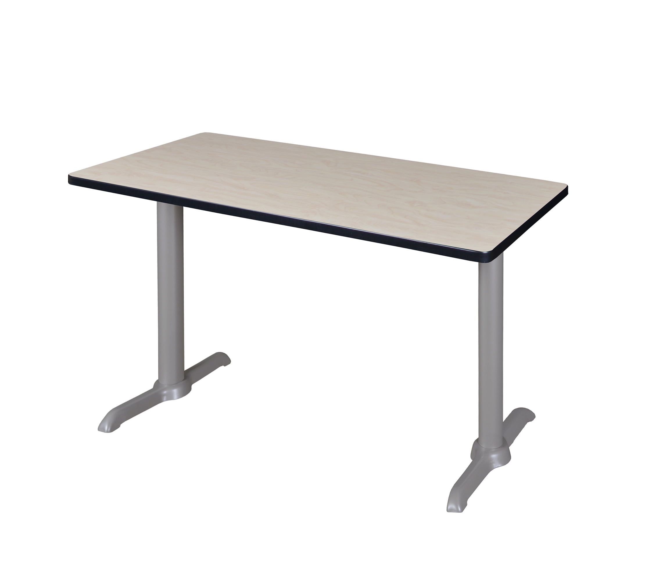 Romig Pillar 42" x 24" Training Table- Maple/ Grey Base - Walmart.com