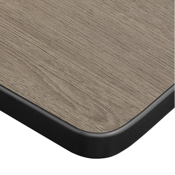 Romig Trek 60 x 30 in. Adjustable Classroom Table- Noble Oak Top, Black ...