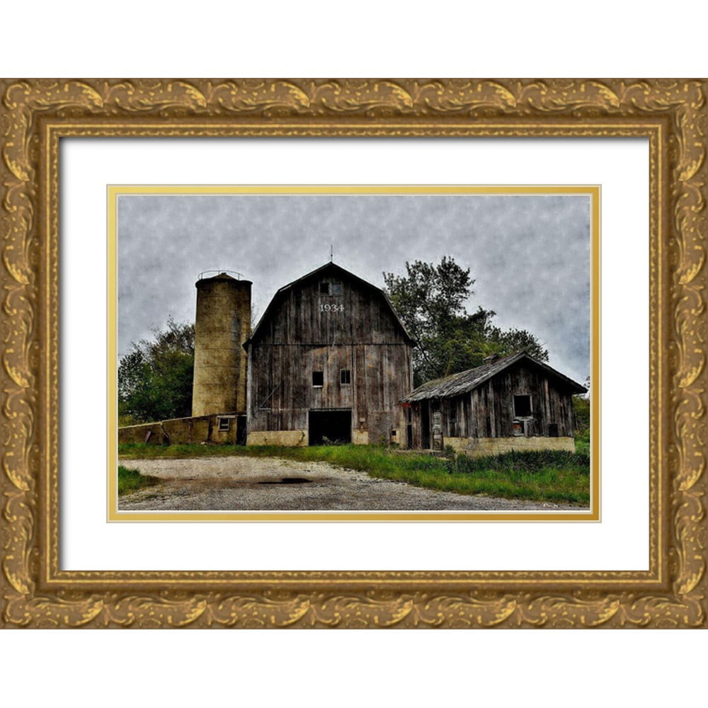 Romita, Denise 14x11 Gold Ornate Wood Framed with Double Matting Museum ...