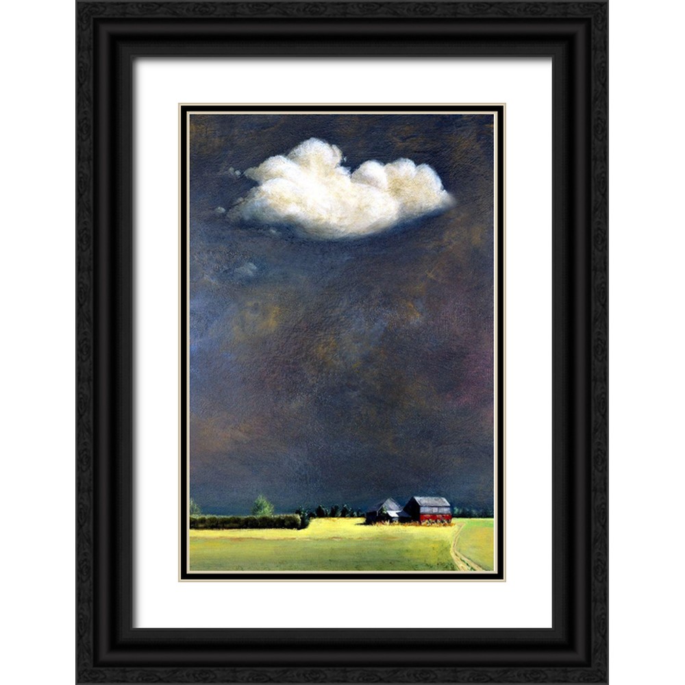Romm, Steven 11x14 Black Ornate Wood Framed with Double Matting Museum ...